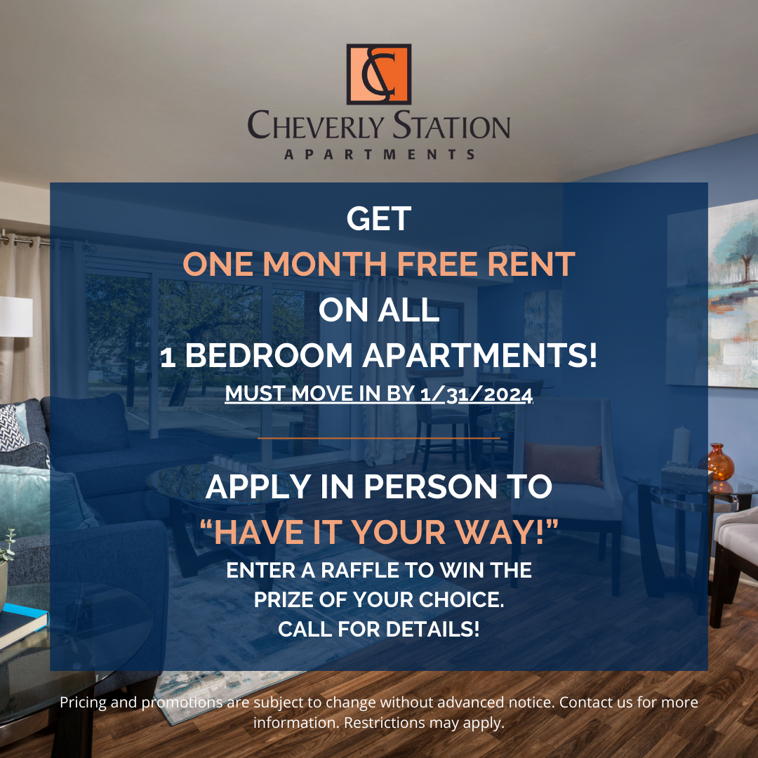 2 BDRM Apartments | Cheverly Station Apartments