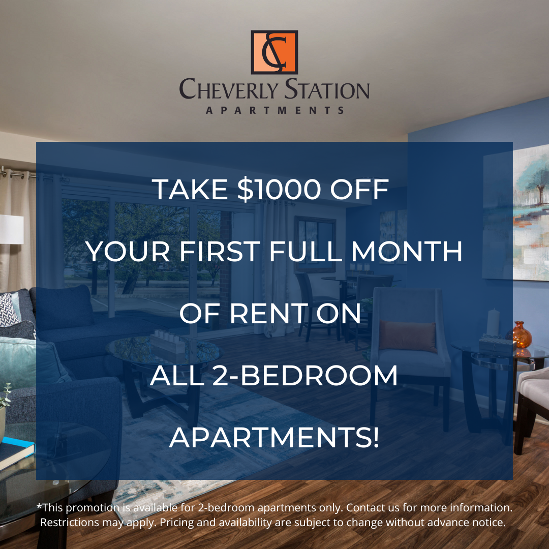 1 BDRM & DEN Apartments | Cheverly Station Apartments