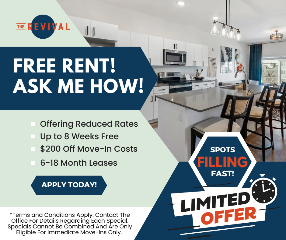 Studio, 1, 2 & 3-Bedroom Apartments in Salt Lake City | The Revival