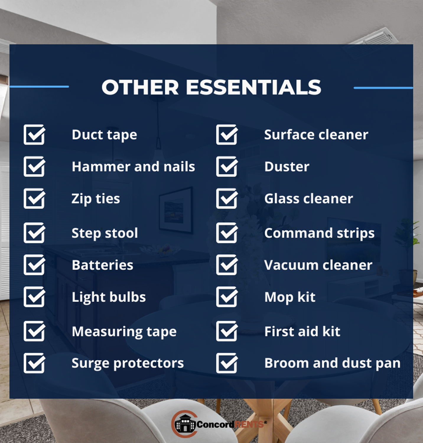 Essentials For Your First Apartment