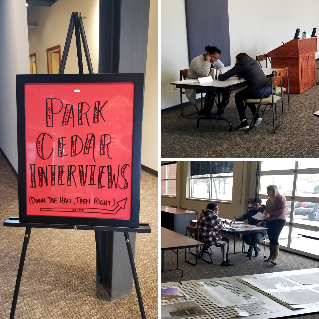 Interviewing at Park Cedar Apartments!