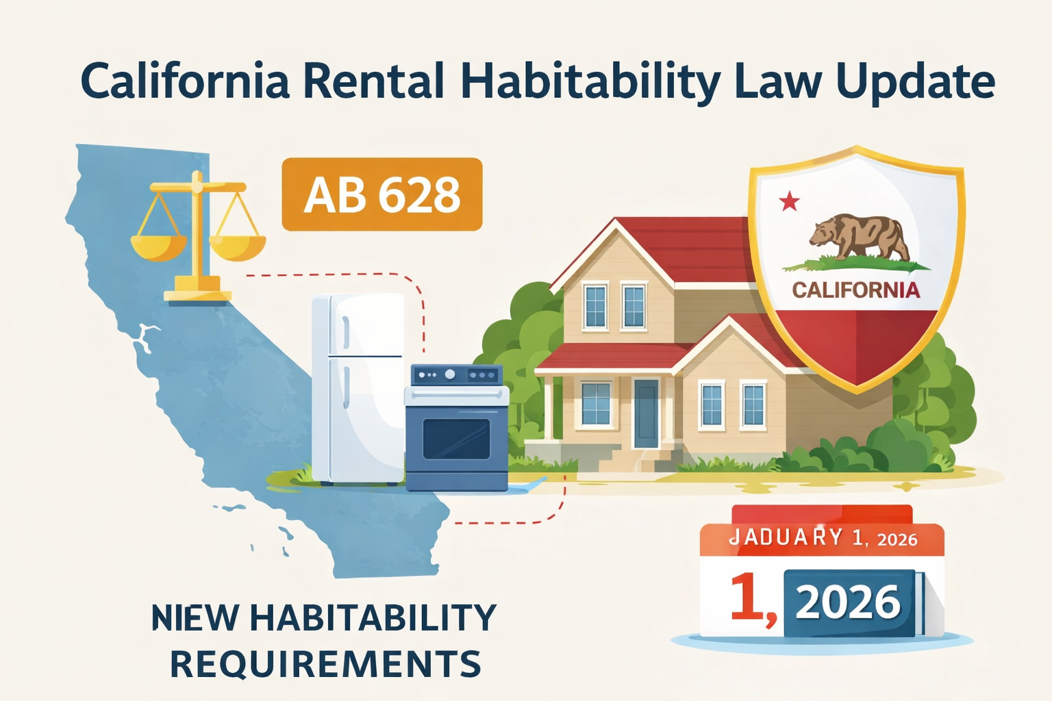 California AB 628: New Habitability Requirements Landlords Must Know by ...